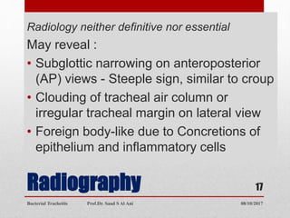 Bacterial tracheitis | PPTX