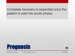 Bacterial tracheitis | PPTX