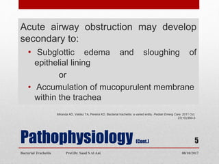 Bacterial tracheitis | PPTX