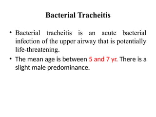 Bacterial Tracheitis Dr Herow.pptx document | PPTX