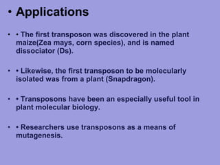 Bacterial transposons | PPT