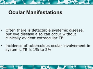 Bacterial uveitis | PPTX