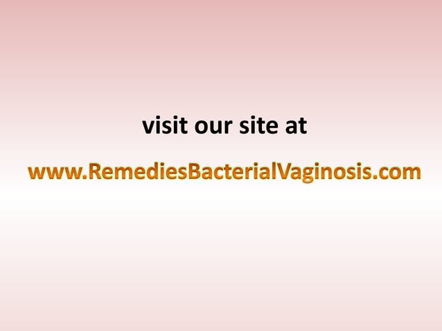Bacterial Vaginosis | PPTX