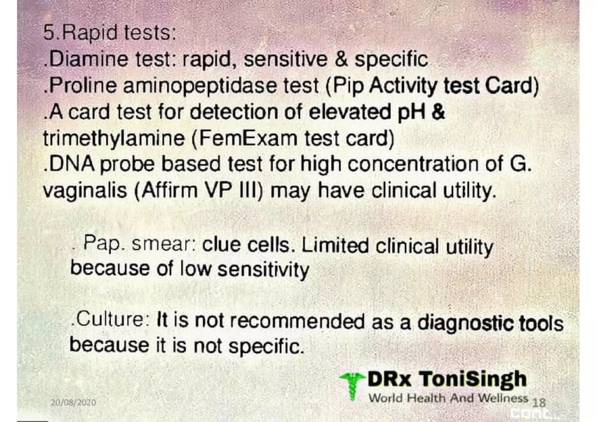 Bacterial vaginosis BV | PDF