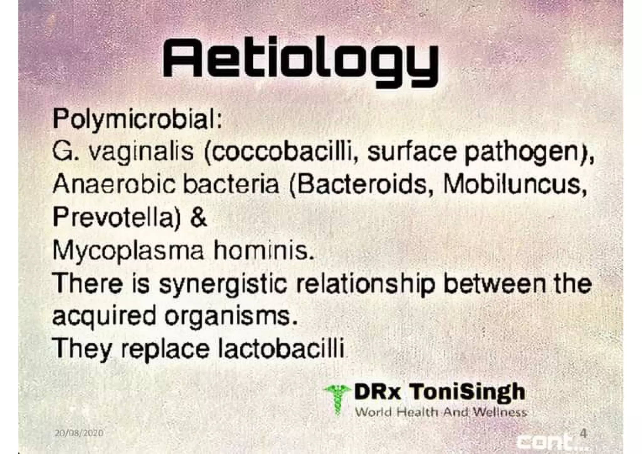 Bacterial vaginosis BV | PDF