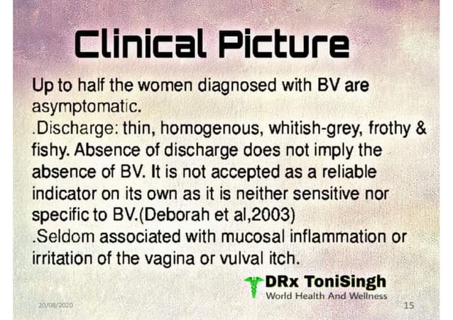 Bacterial vaginosis BV | PDF