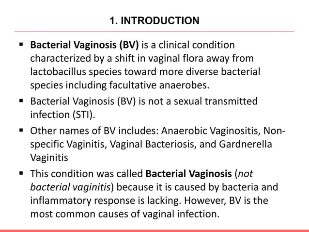 Bacterial Vaginosis.pptx | Sexual Conditions | Sexual Health