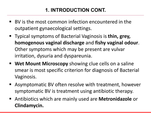 Bacterial Vaginosis.pptx | Sexual Conditions | Sexual Health