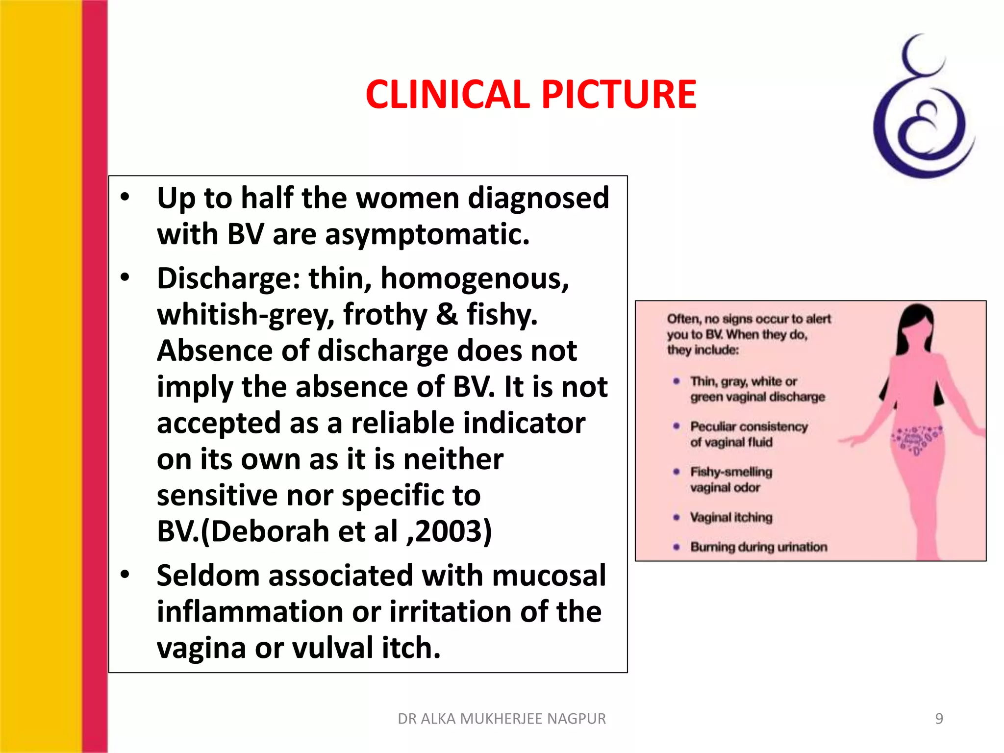 Bacterial vaginosis by dr alka mukherjee DR APURVA MUKHERJEE nagpur m.s ...