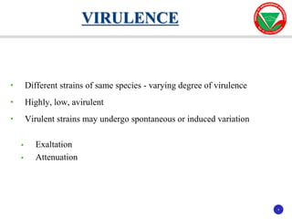 Bacterial virulence (dr.sumesh) | PPT | Free Download