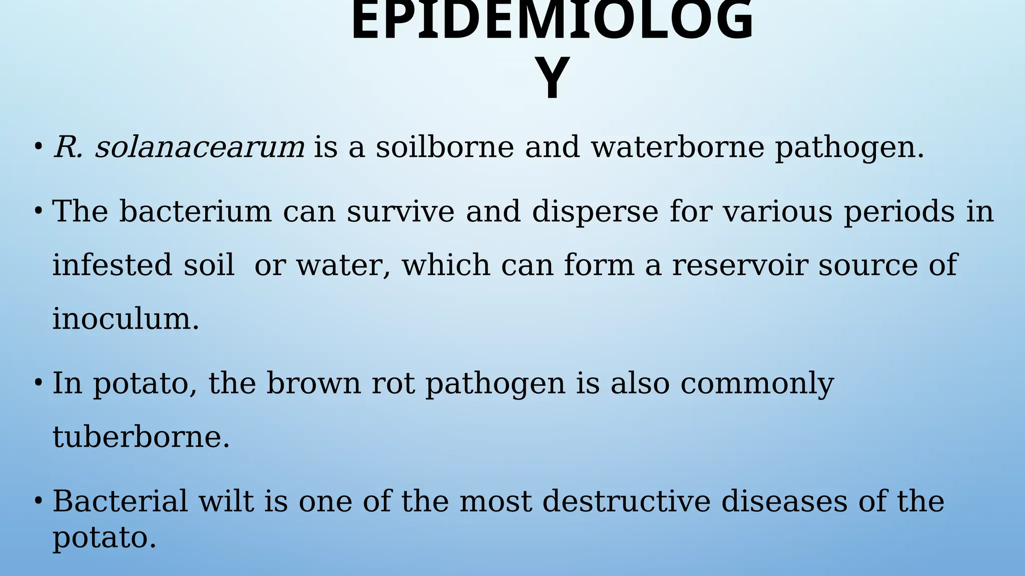 Bacterial Wilt of Potato (Bacterial Disease) | PPTX