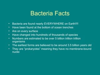 Bacteria powerpoint | PPT