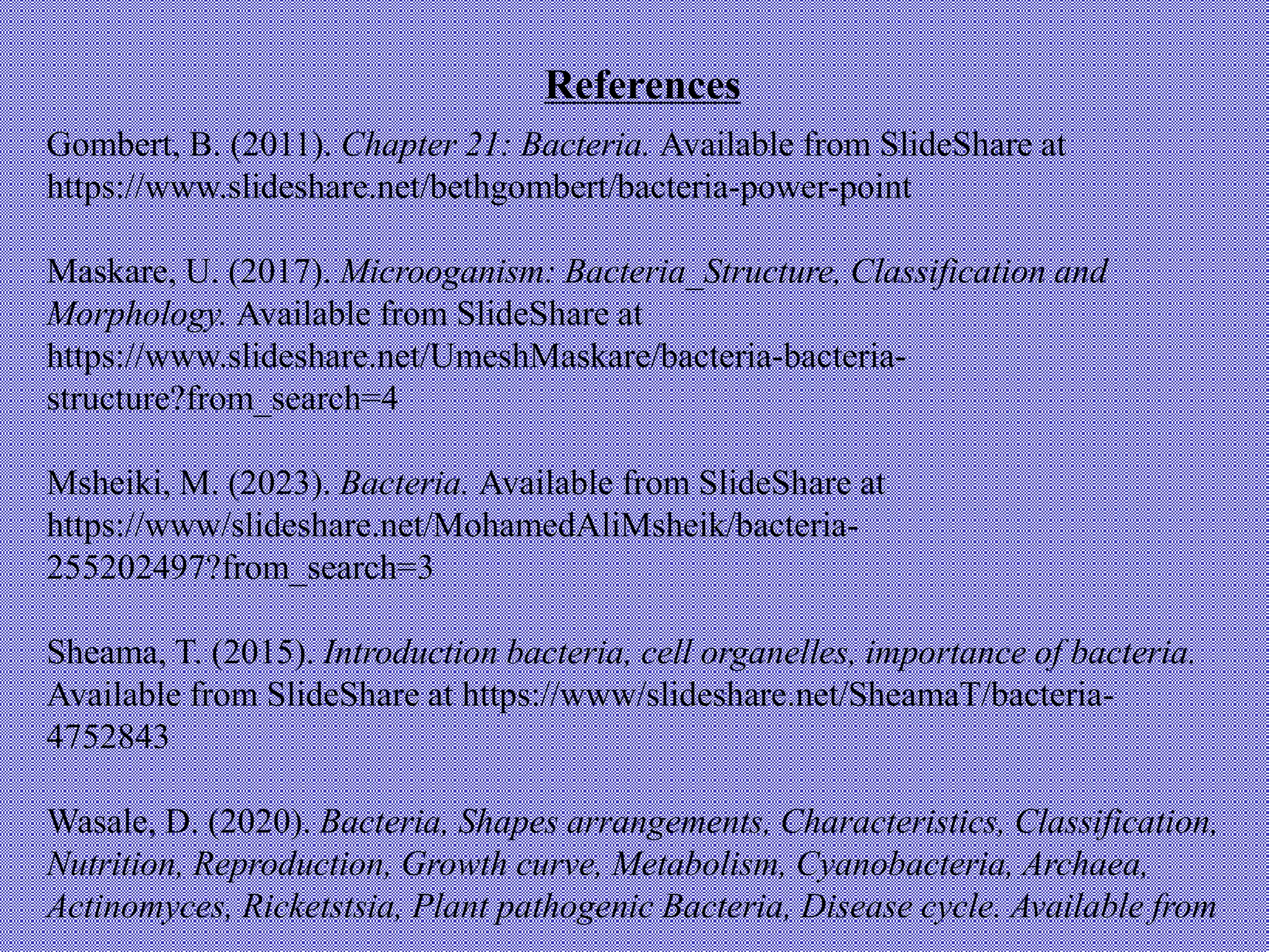 Grade 11 - Microorganisms: Bacteria | PPT