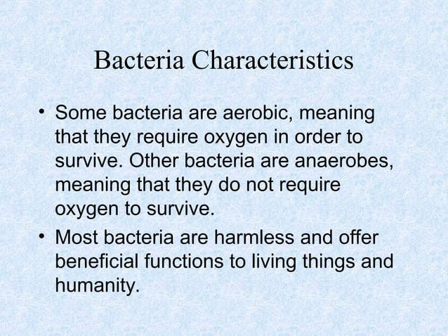Bacteria_ppt - Describing types of Bacteria | PPT | Chemistry | Science