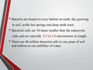 Introduction to Bacteria .. | PPTX
