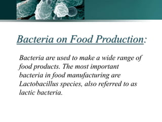 Impact of Bacteria on Product Quality | PPTX