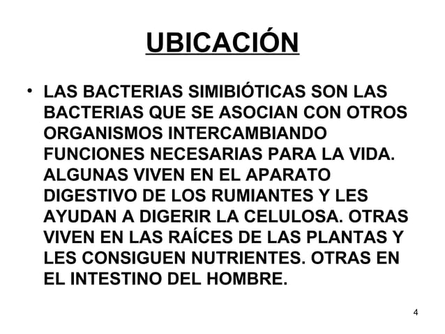 Bacterias simbioticas | PPT | Biological Sciences | Science