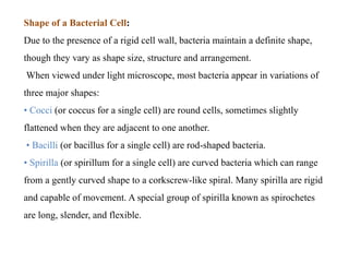 Bacteria Structure.pptx eubacteria from microbiology | PPTX