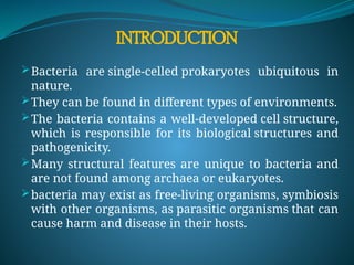Bacterial structures and functions .pptx