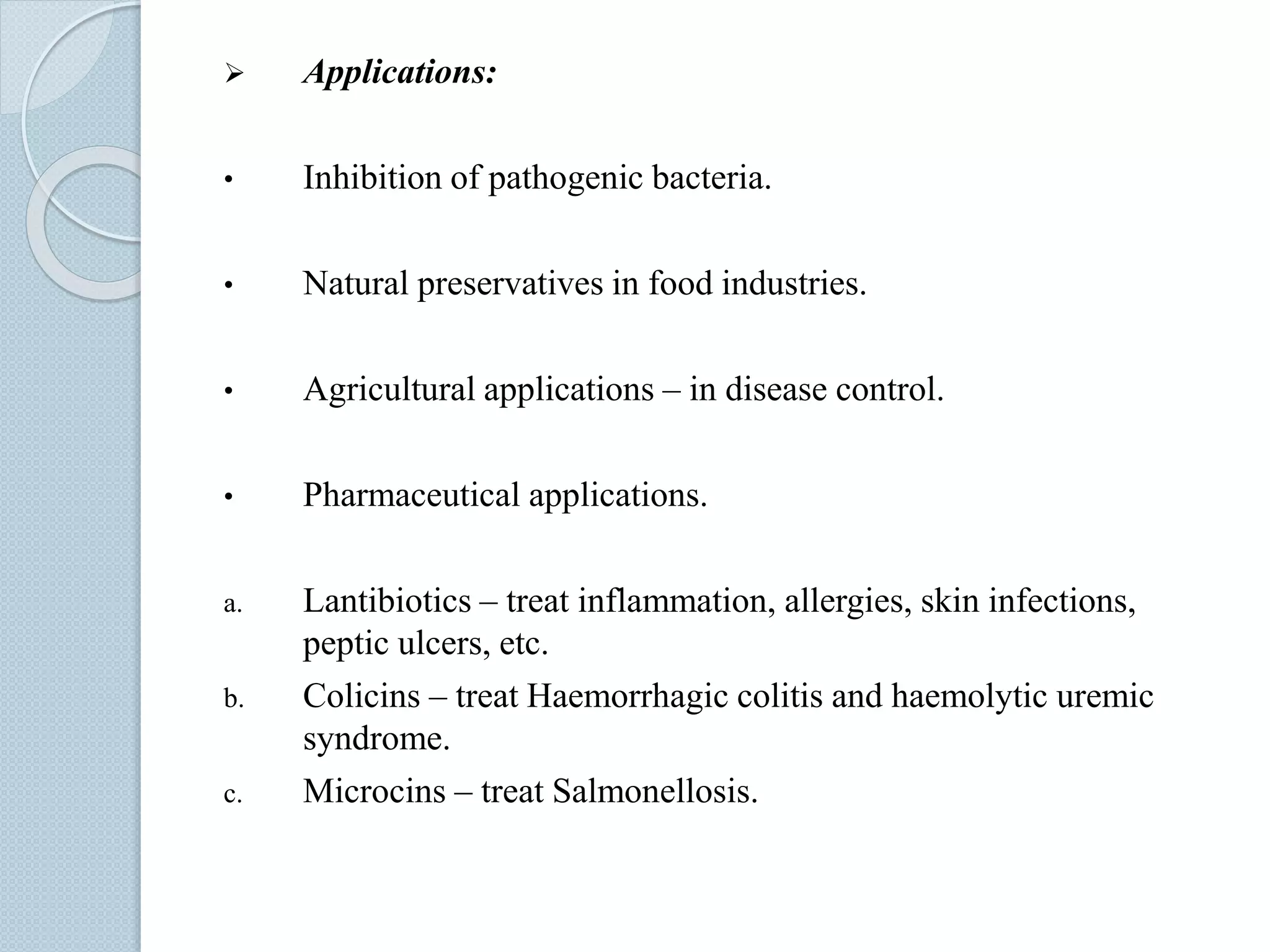 Bacteriocins | PPTX
