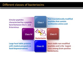 Bacteriocin based strategy for enhaced food safety | PPTX