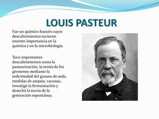 Teoría De Los Gérmenes De Louis Pasteur