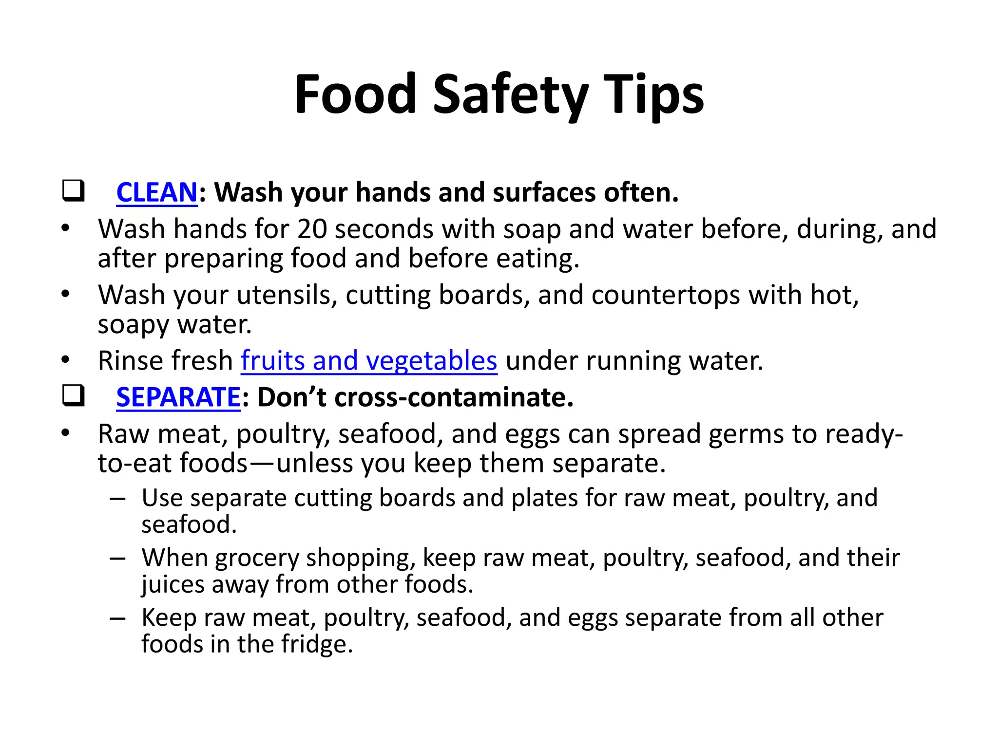 Bacteriological food examination | PPSX