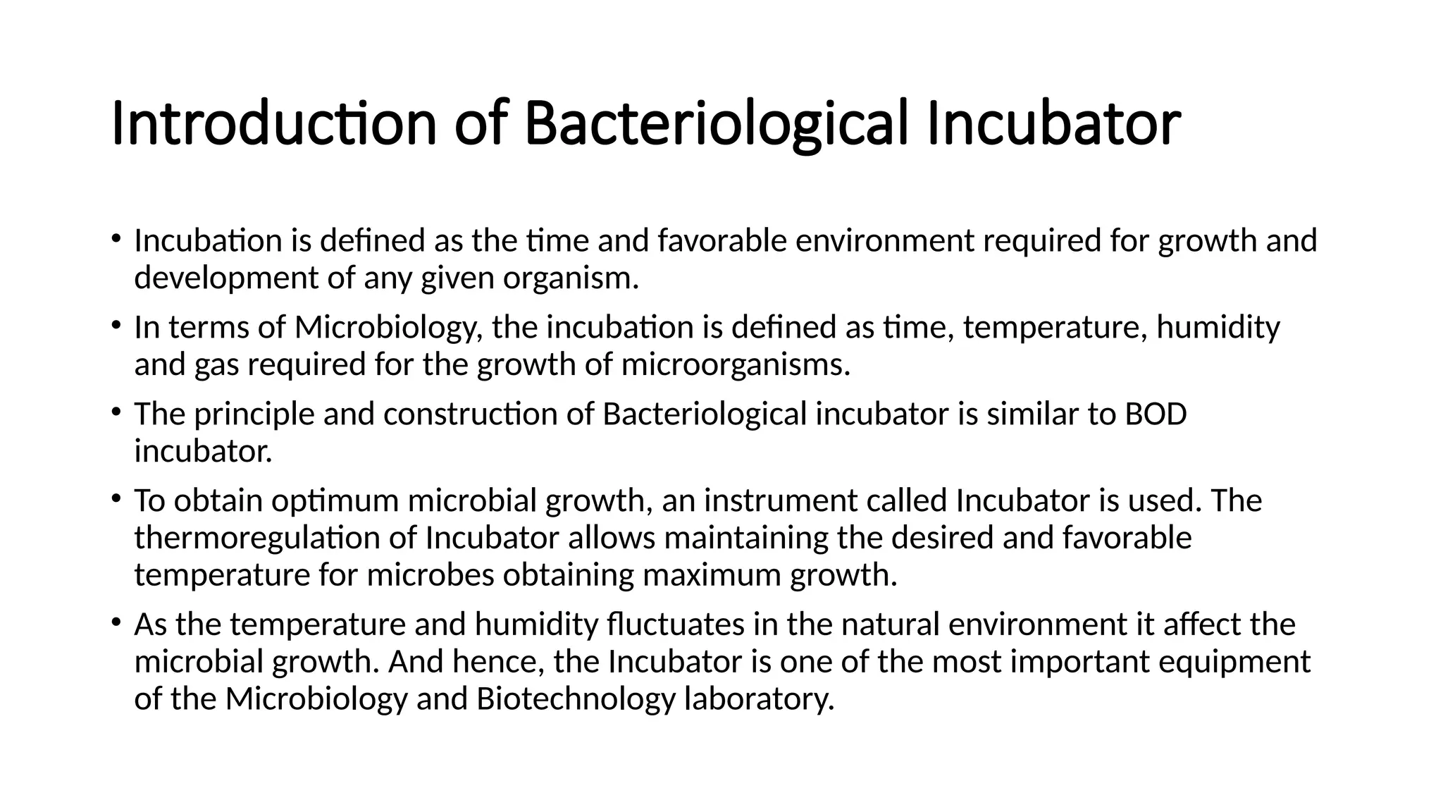 Maintenance of BACTERIOLOGICAL INCUBATOR.pptx