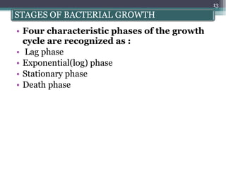 Bacteriological measurement and its physical characteristics | PPT