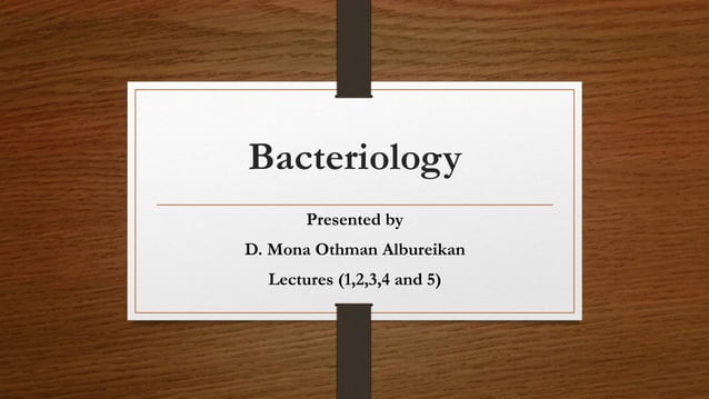 Introduction to Bacteriology | PDF