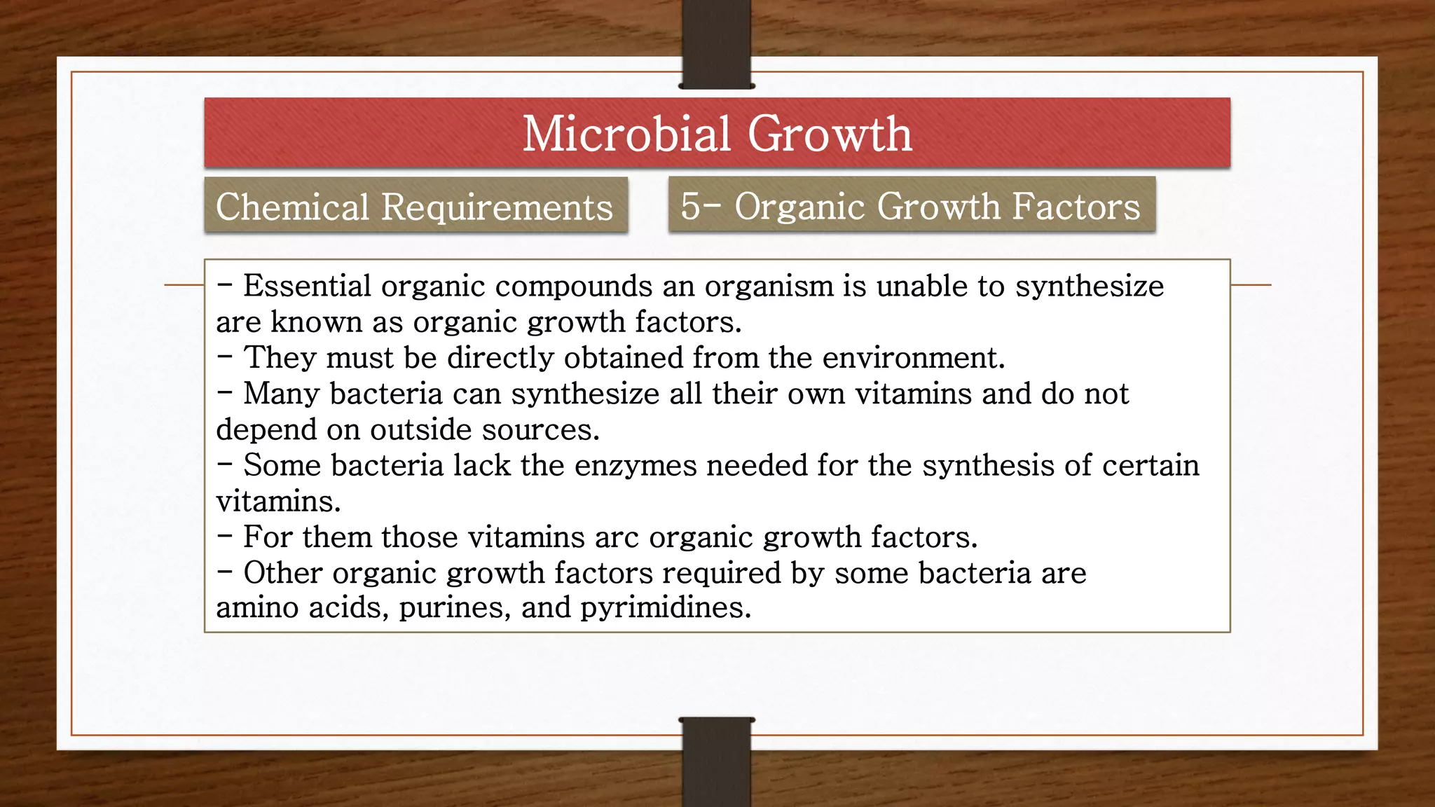 Bacteriology 4, Microbial Growth | PPT