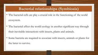 Bacterial relationships | PPT