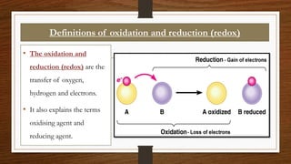 Bacteriology 8, oxidation and reduction | PDF