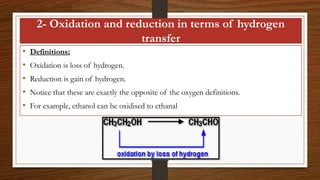 Bacteriology 8, oxidation and reduction | PDF