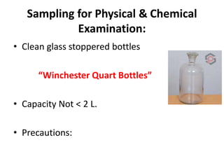 BACTERIOLOGY ANALYSIS OF WATER AND Water Sampling.pptx