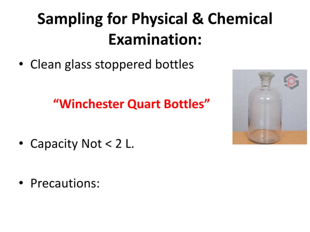BACTERIOLOGY ANALYSIS OF WATER AND Water Sampling.pptx