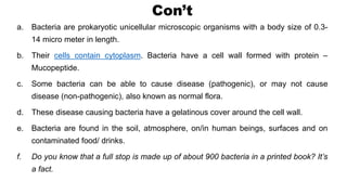BACTERIOLOGY (BACTERIA SPECIES) FOR NURSES.pptx