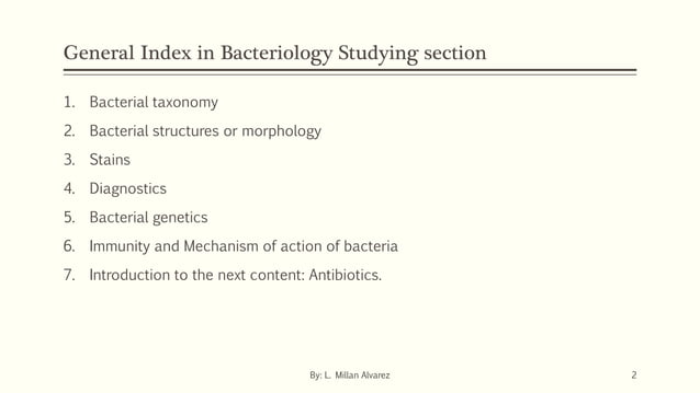 Bacteriology introduction online tutoring Microbiology | PPT
