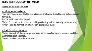 Bacteriology of air and milk | PPTX