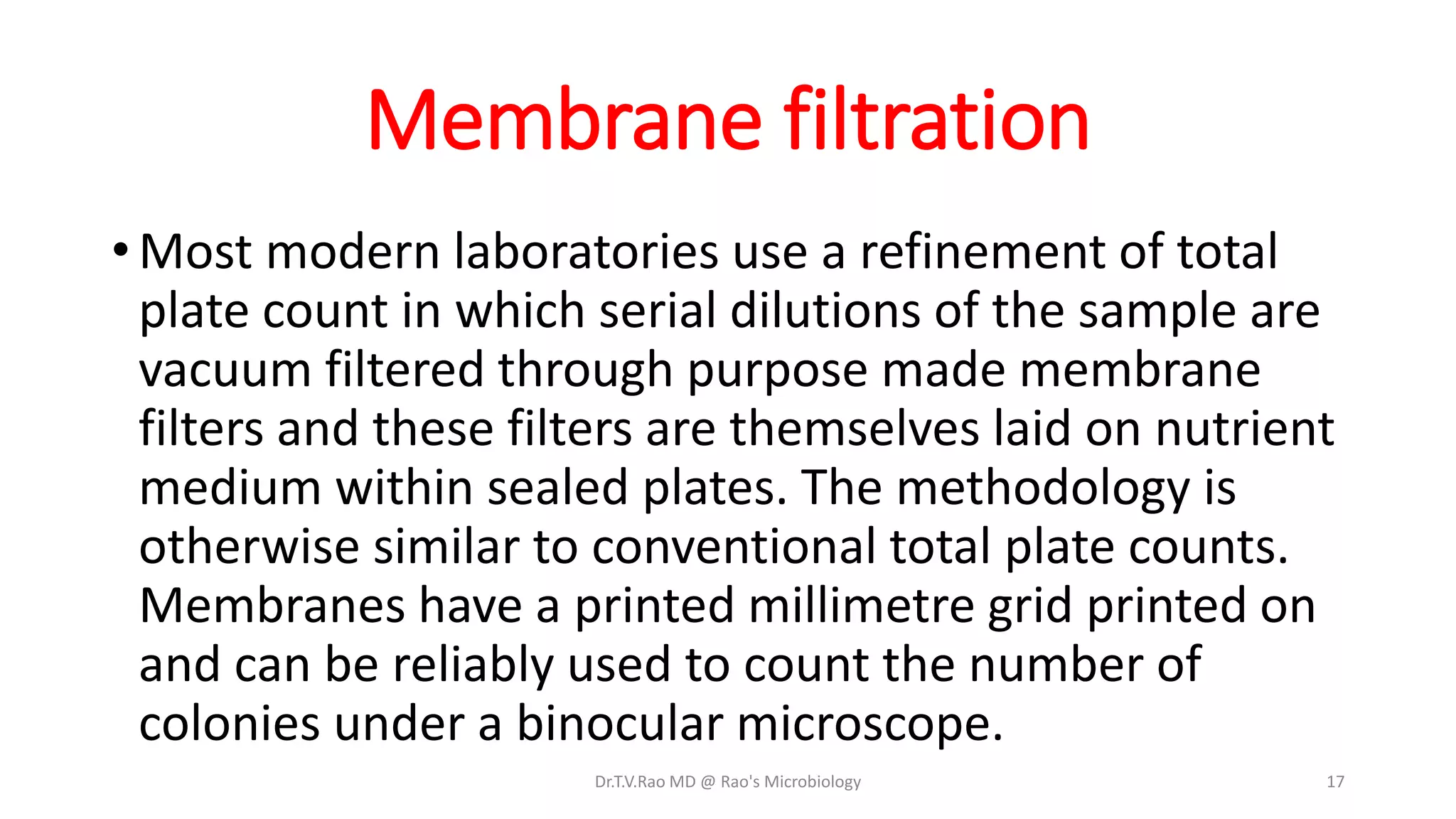 BACTERIOLOGY OF WATER AND ANALYSIS - BASICS | PPTX