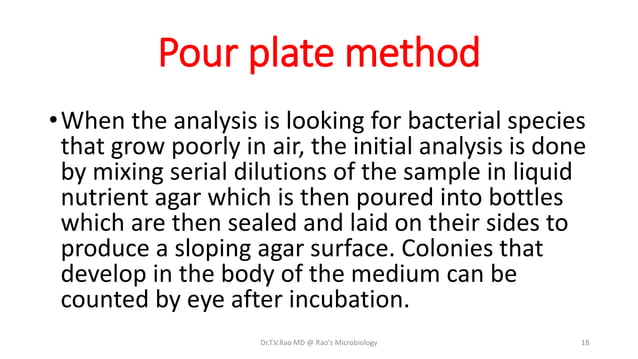 BACTERIOLOGY OF WATER AND ANALYSIS - BASICS | PPTX