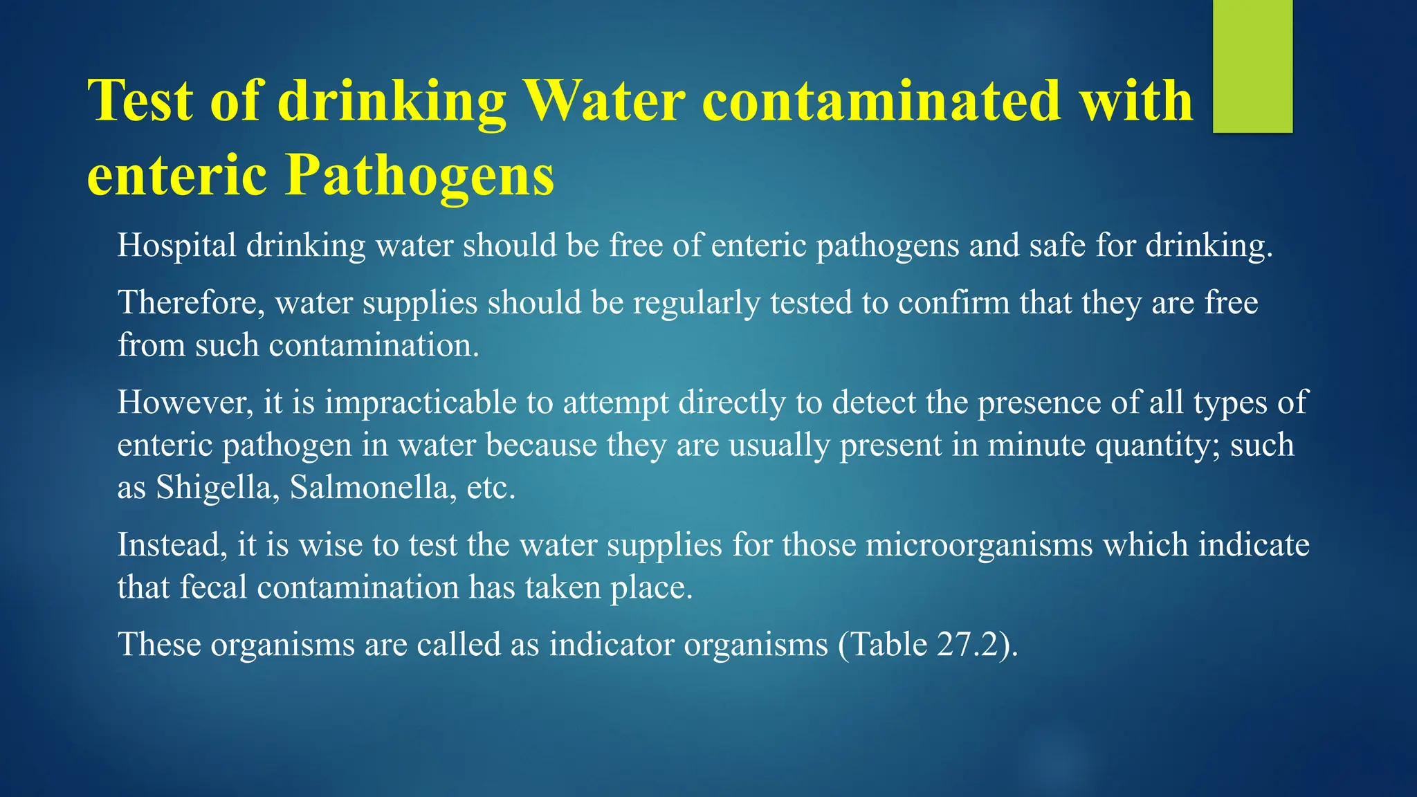 Bacteriology of water.pptx gjjiyjjkokhftjjfd | PPTX