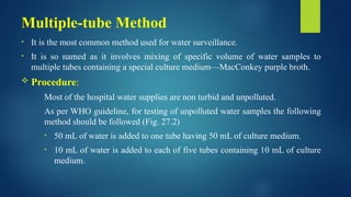 Bacteriology of water.pptx gjjiyjjkokhftjjfd | PPTX