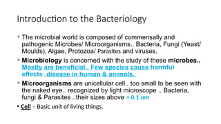Bacteriology part1 Nursing science level 1- Copie.pptx