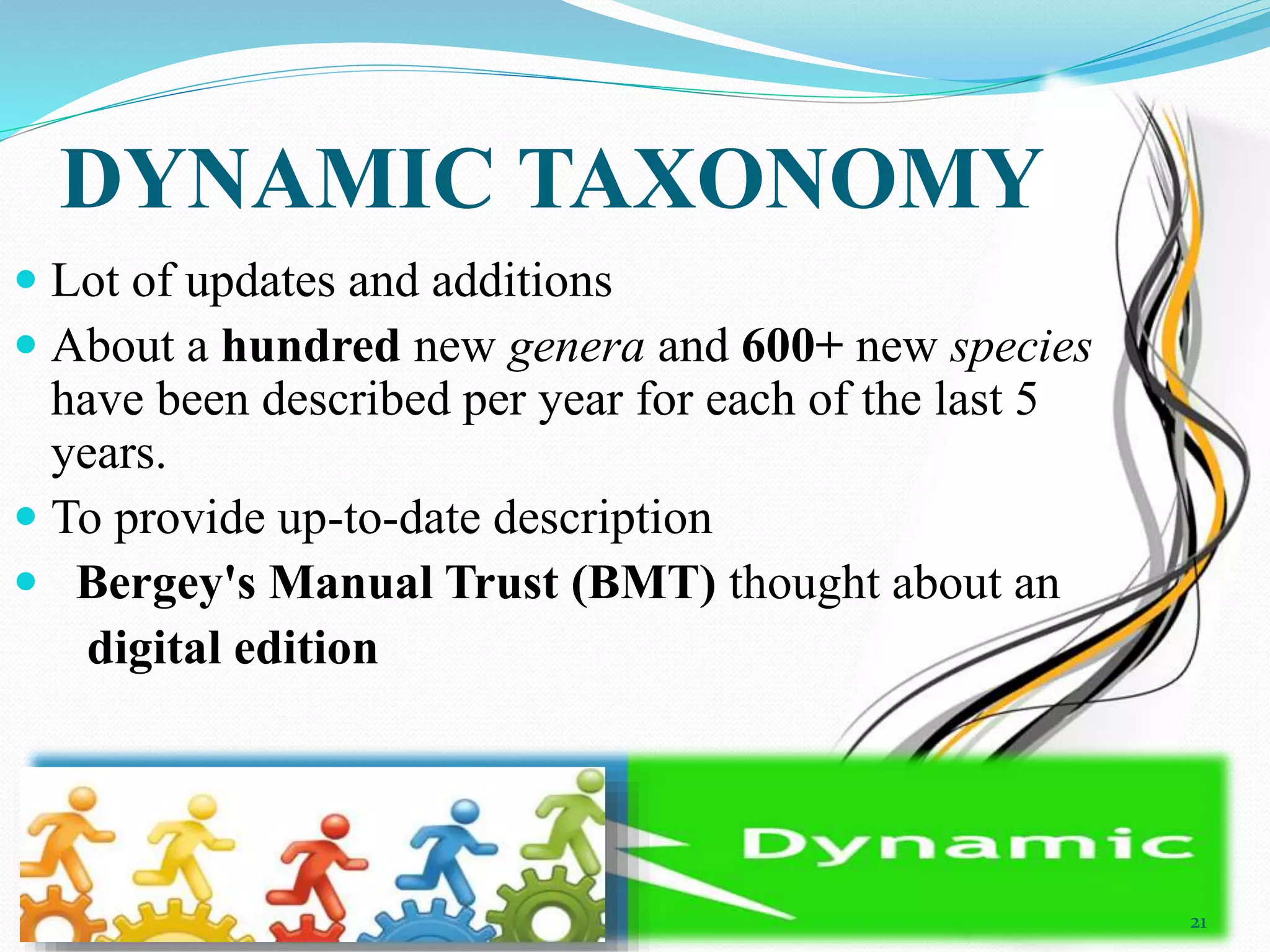 Taxonomy of Bacteria, Bergey's Manual of Systematic Bacteriology and ...