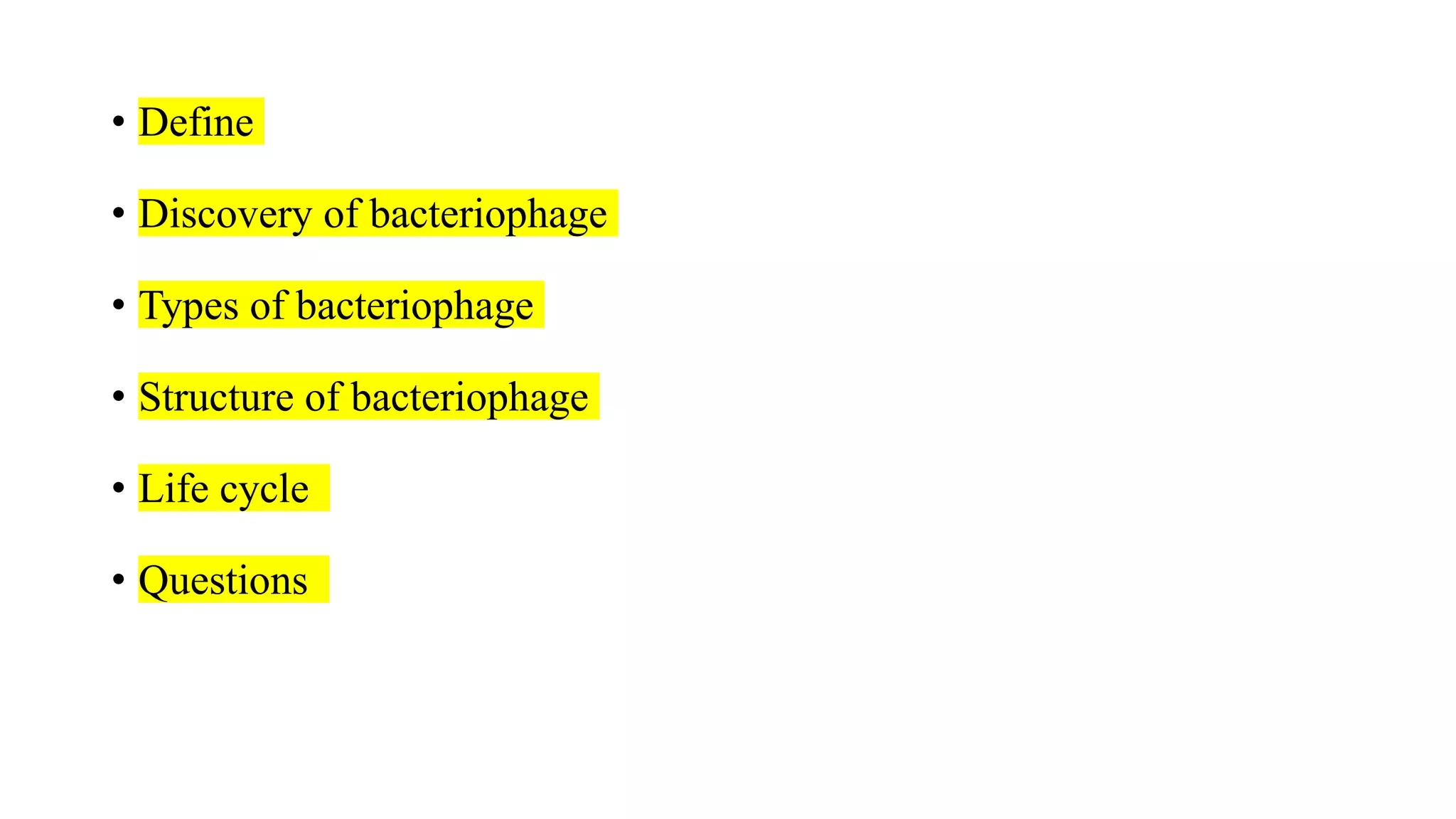 Bacteriophage | PPTX