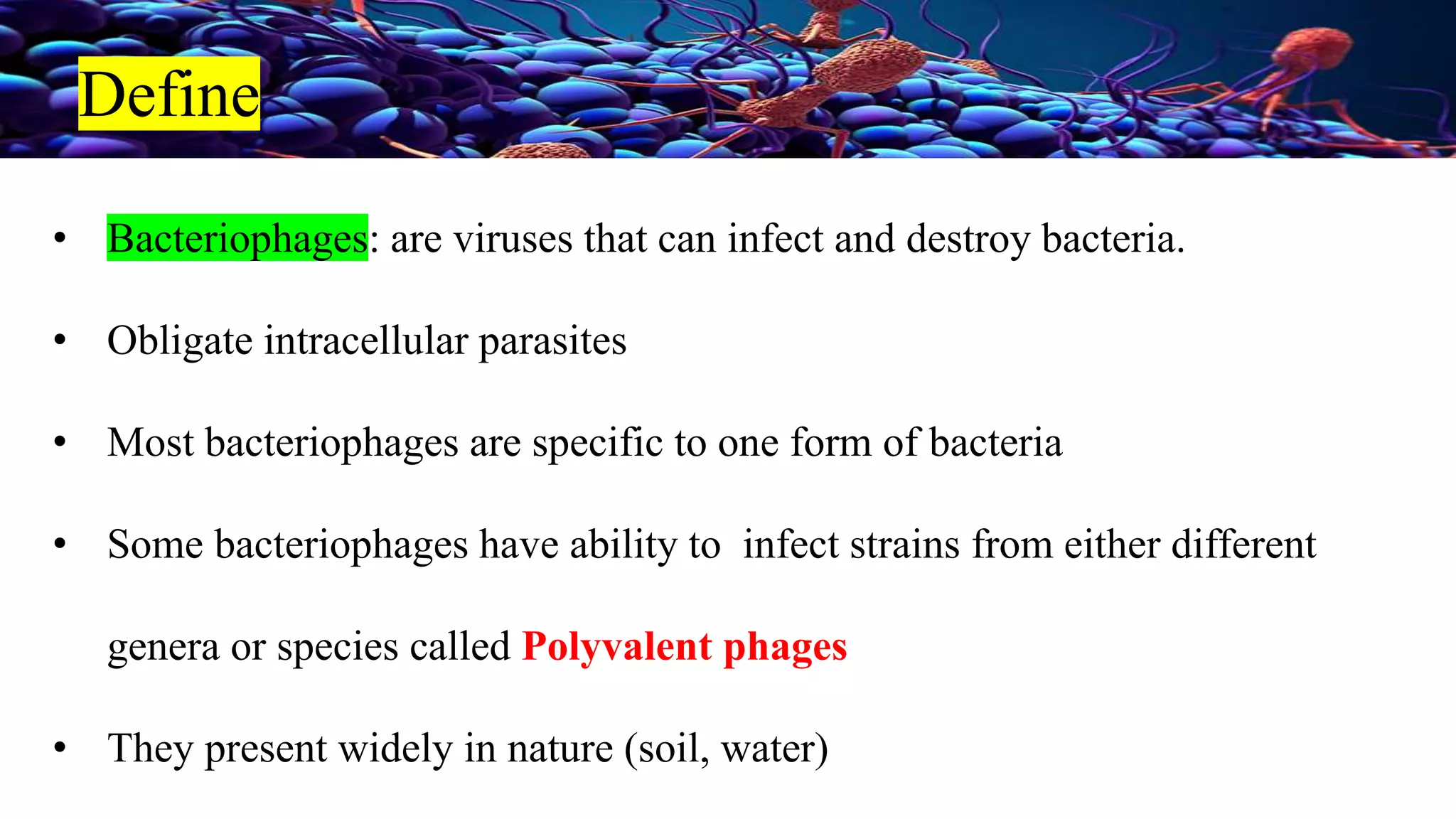 Bacteriophage | PPTX