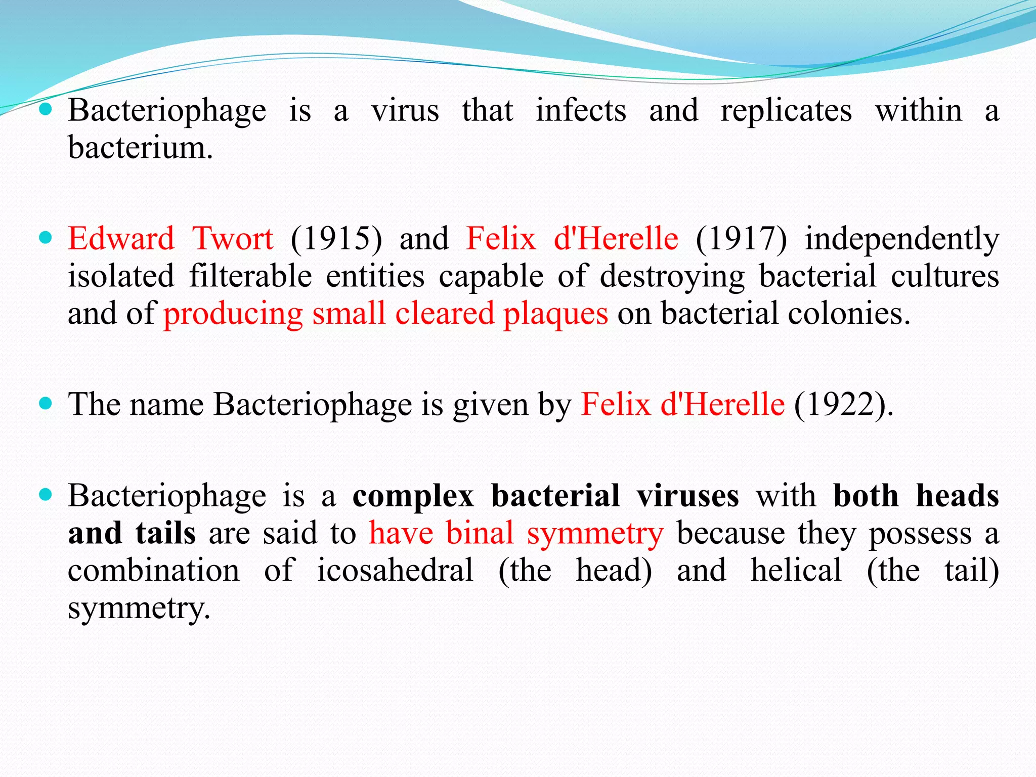 Bacteriophage and replication | PPTX | Biological Sciences | Science