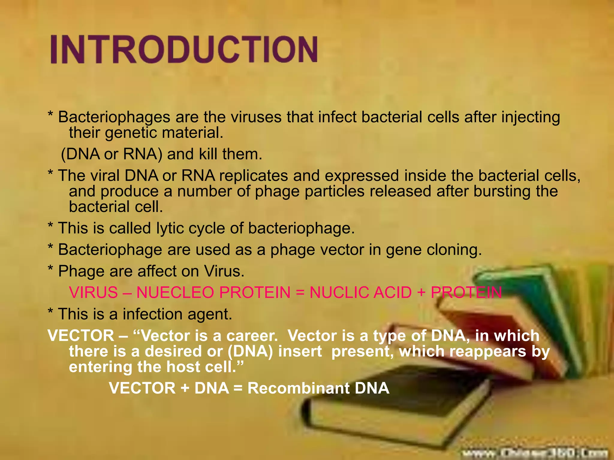 Bacteriophage by reshma | PPTX