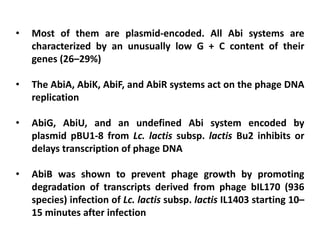 Bacteriophages of LAB control measures and significance | PPTX